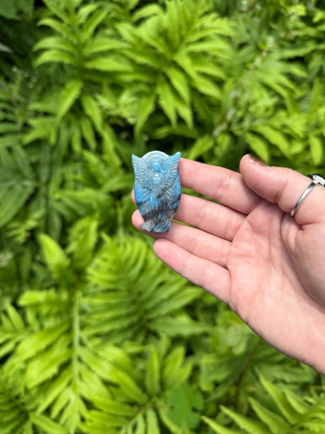 Trolleite Angels | Crystal Carvings, Crystal Angel, Guardian Angel ...
