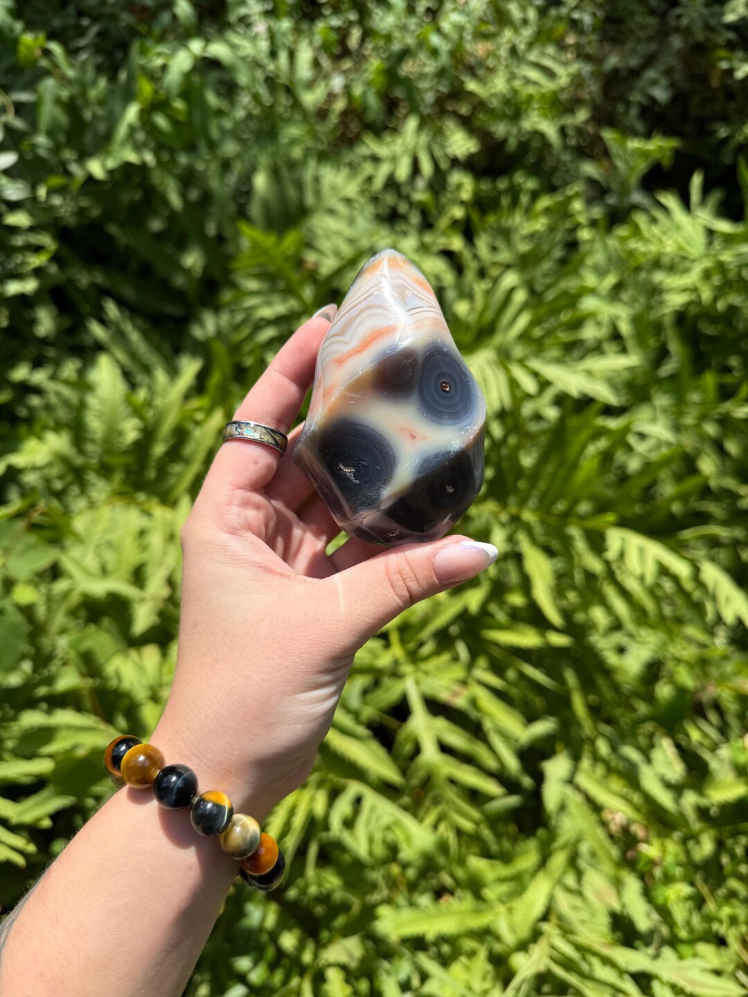 Orca Agate Flames | Crystal Freeforms, Carvings, Blue, Metaphysical ...