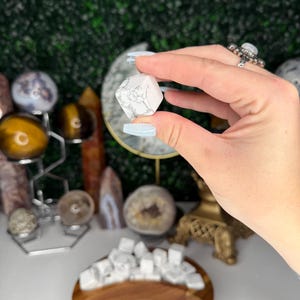 Howlite Cubes | Crystal Carvings, Minis, Metaphysical Gifts, Healing ...
