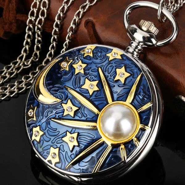 Moon Pocket Watch - Etsy
