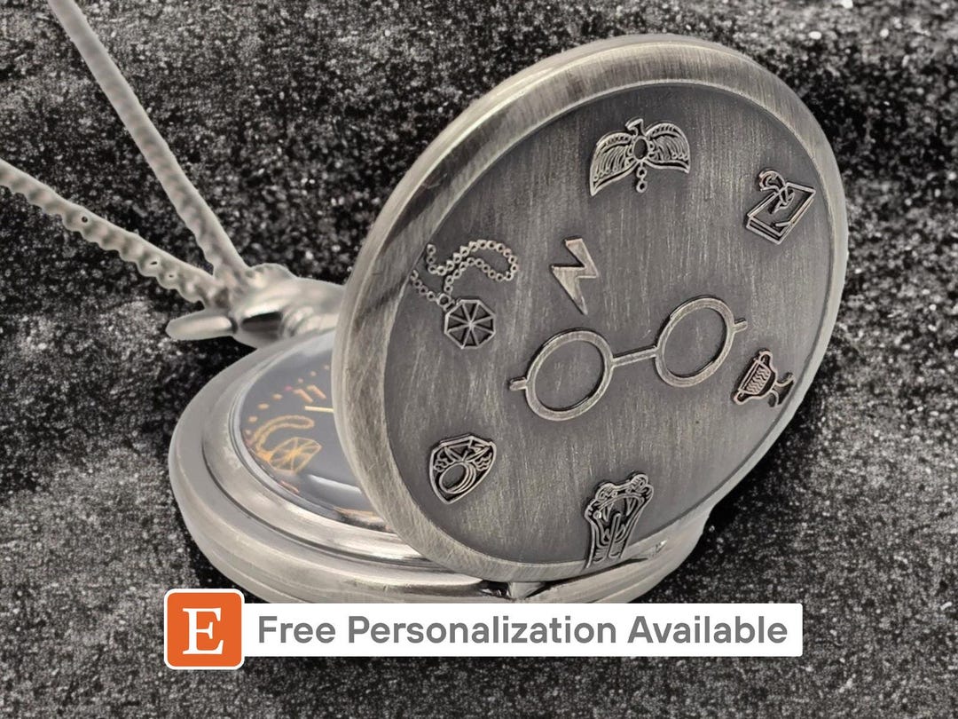 Wizard Glasses Pocket Watch - Inspired by Magical Books, Spells, and ...