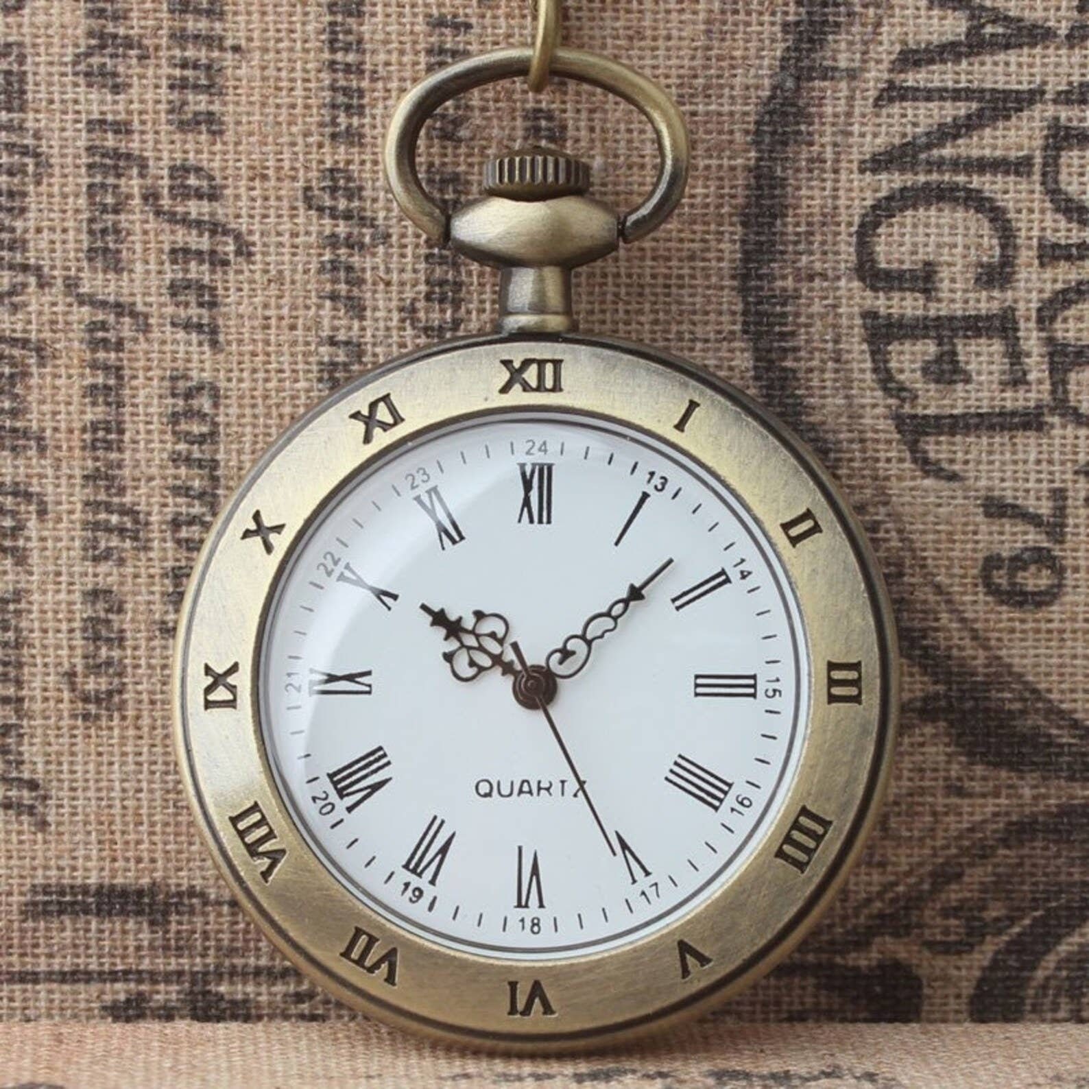 Old Pocket Watch Roman Numerals