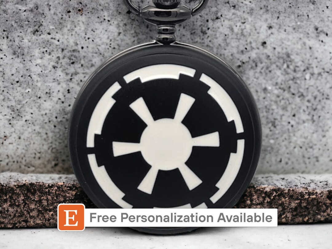 Star Wars Pocket Watch NEW Galactic Empire Dark Side Symbol Birthday ...