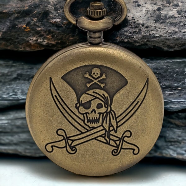 Pirate Pocket Watch - Etsy