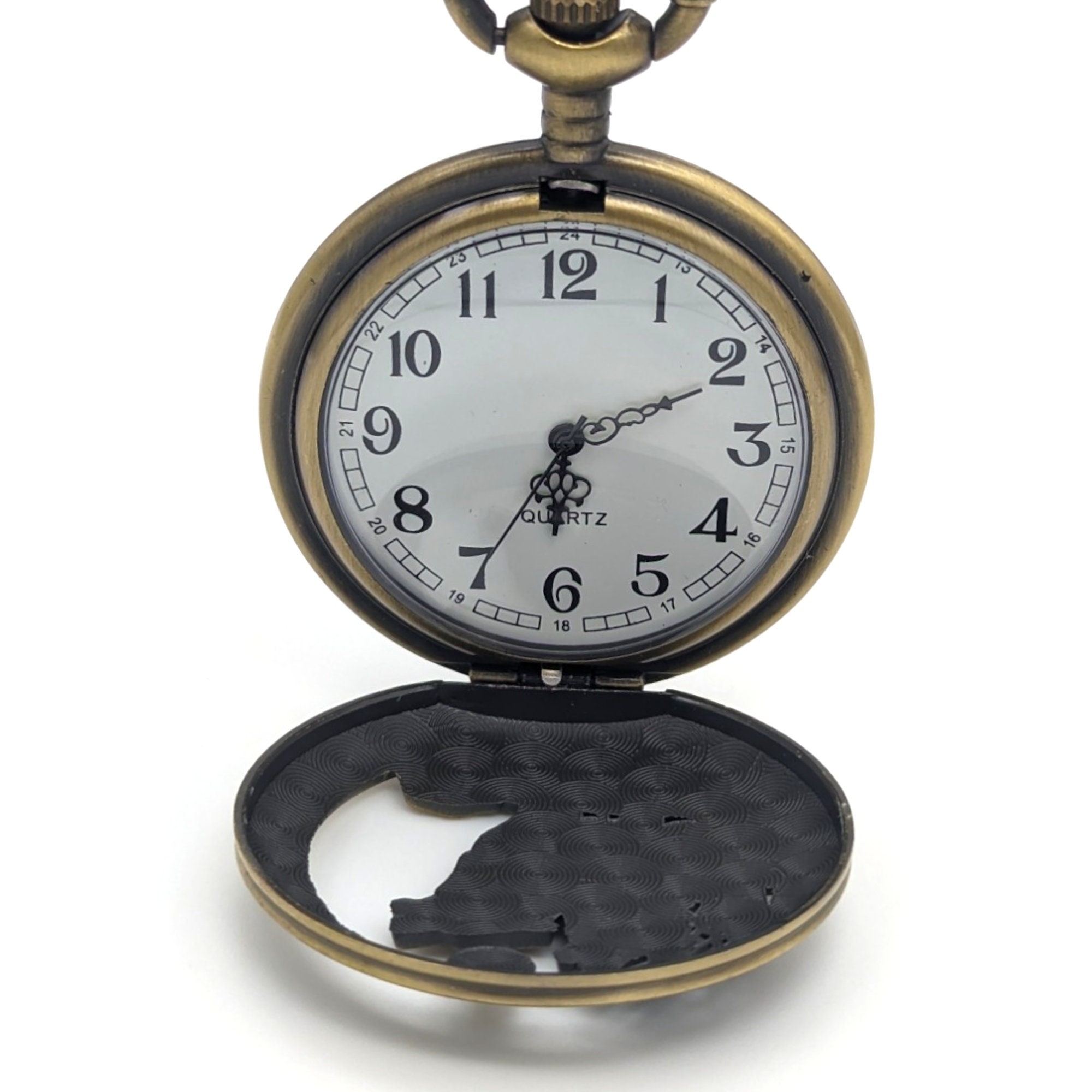 Wolf Pocket Watch NEW Howling at the Moon Wolves Gift Wild Nature ...