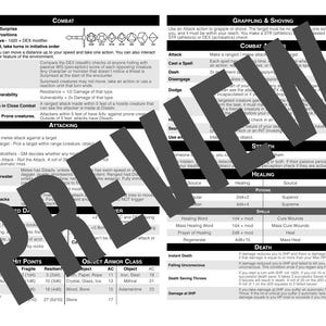 Simply the Best (landscape) DM Screen Inserts for 5e - 4x 8.5x11 Letter ...