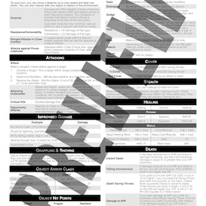 Simply the Best DM Screen Inserts for 5e - 4x 8.5x11 Letter Size Printable - Digital Download ...