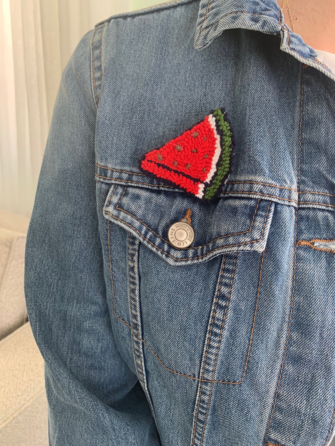 Multi Set, Embroidered Brooch Pin for Women,punch Needle Hair Barrette ...