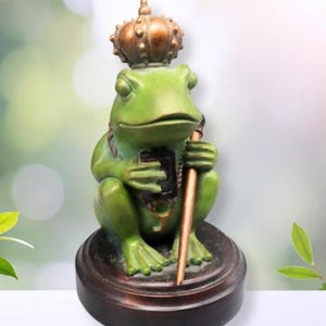 Frog Holding Book - Etsy