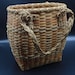 Native American Rope Handle Basket Passamaquoddy Antique Maine Estate ...