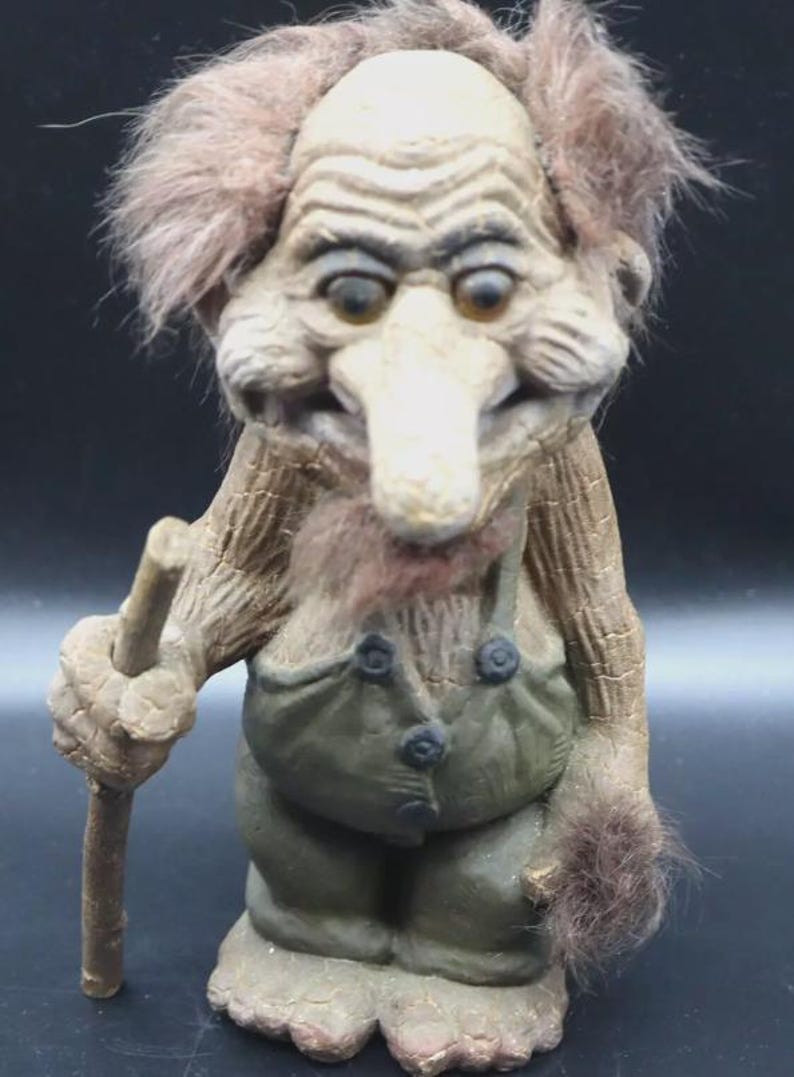 Nyform Troll Tynset Norway Doll Figure Horror Art Witch Hillbilly Yokel ...