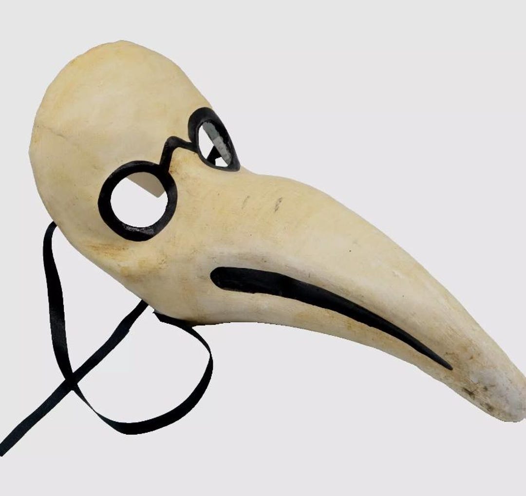Venice Italy Mask Plague Doctor Authentic Costume W/ Tags Eyes Wide ...