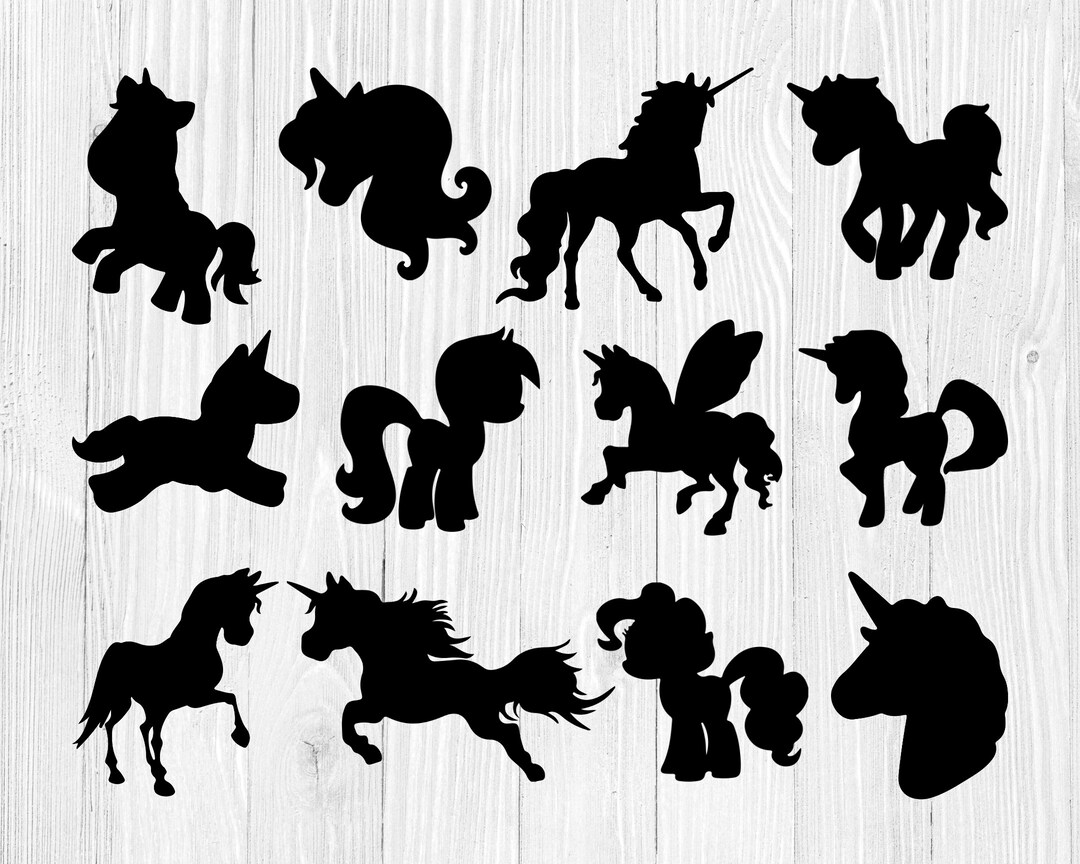 Unicorn Svg Unicorn Clipart File For Cricut For Silhouette Cut