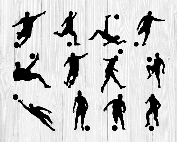 Soccer SVG Soccer Player SVG File for Cricut for Silhouette - Etsy