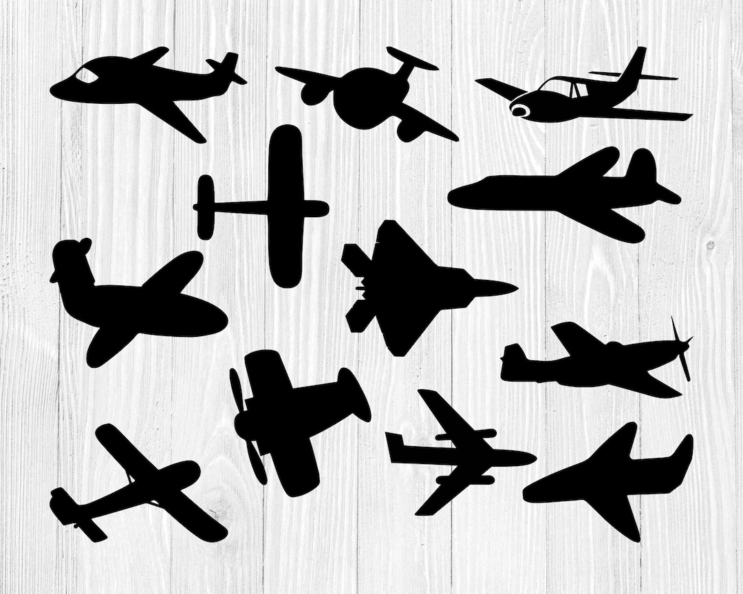 Airplane SVG Bundle, Airforce SVG Perfect for Cutting Out on Paper ...