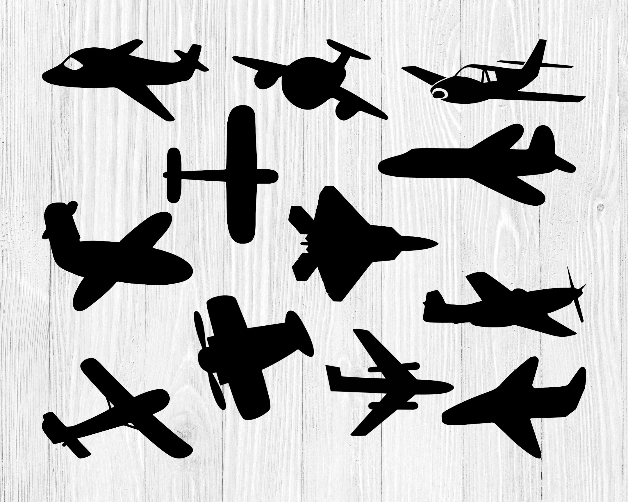 Airplane SVG Bundle, Airforce SVG Perfect for Cutting Out on Paper ...