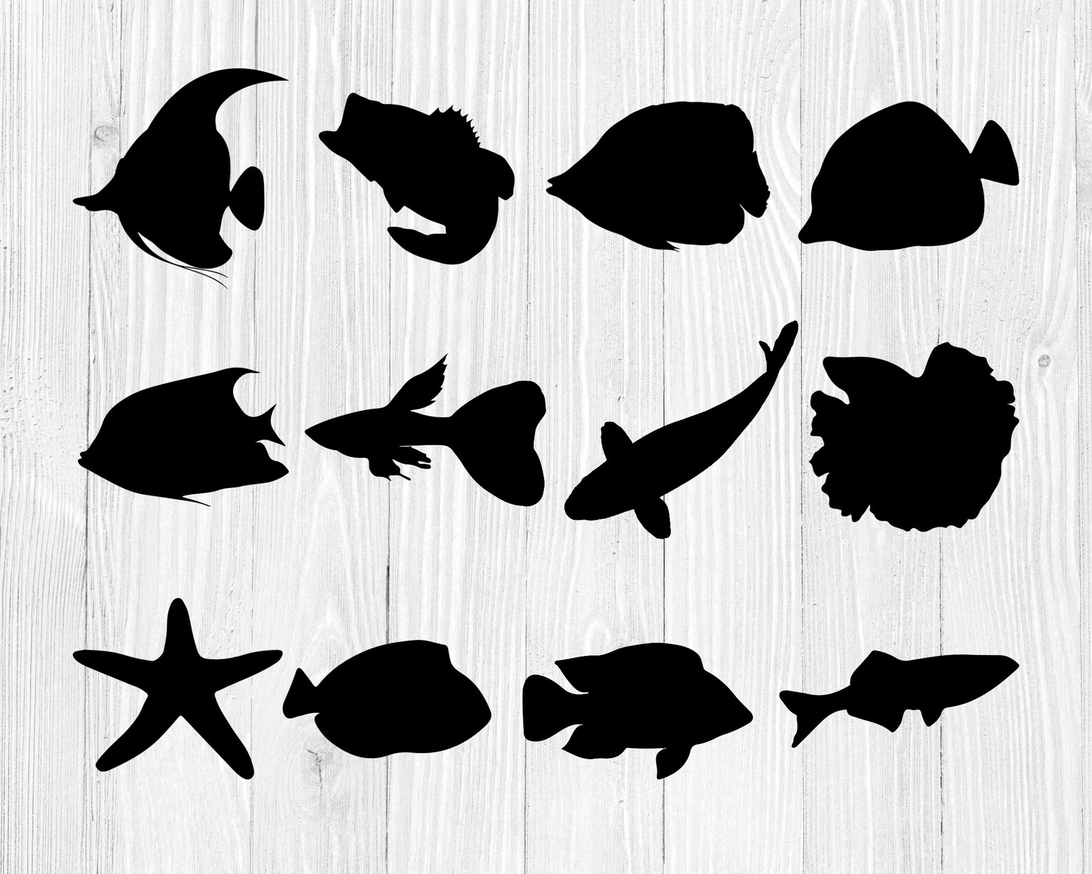 Fish SVG, Fishing SVG, File for Cricut, for Silhouette Cut Files, Dxf ...