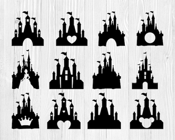 Medieval Castle Svg Castle Svg Castle Silhouette Princess - Etsy Canada