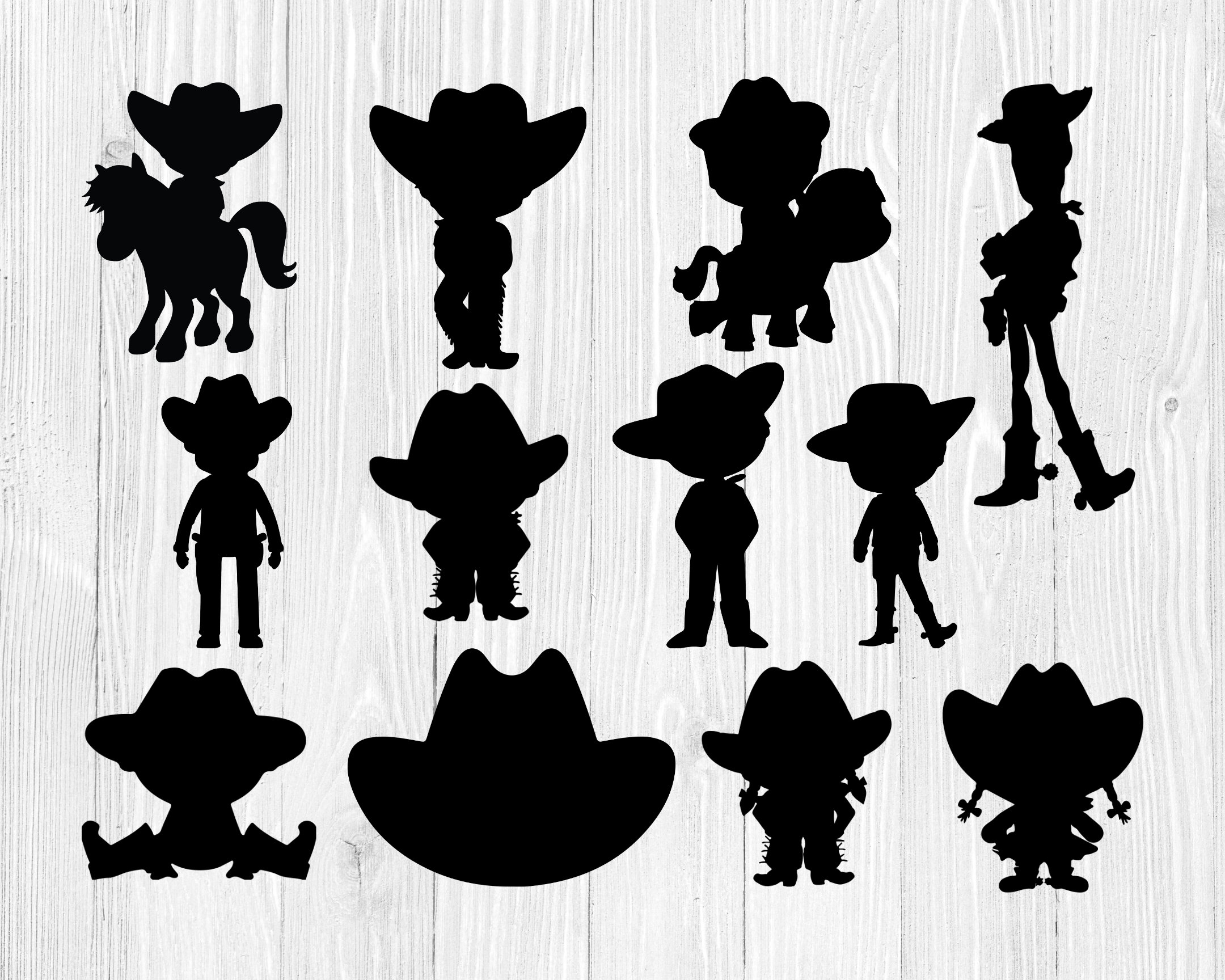 Cowboy SVG, Cowboy Hat SVG, File for Cricut, for Silhouette Cut Files ...