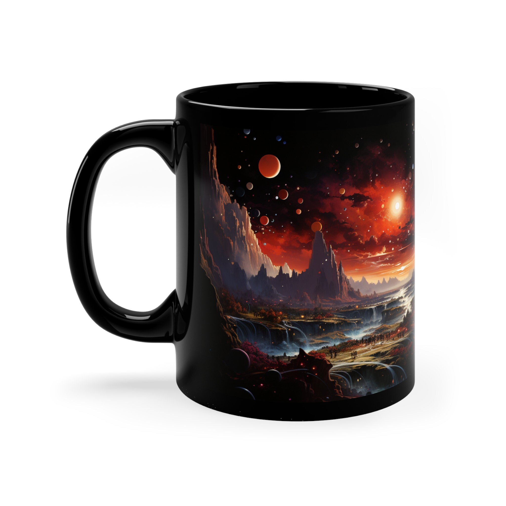Space Coffee Mug Galaxies Outer Space Coffee Mugs Planets - Etsy