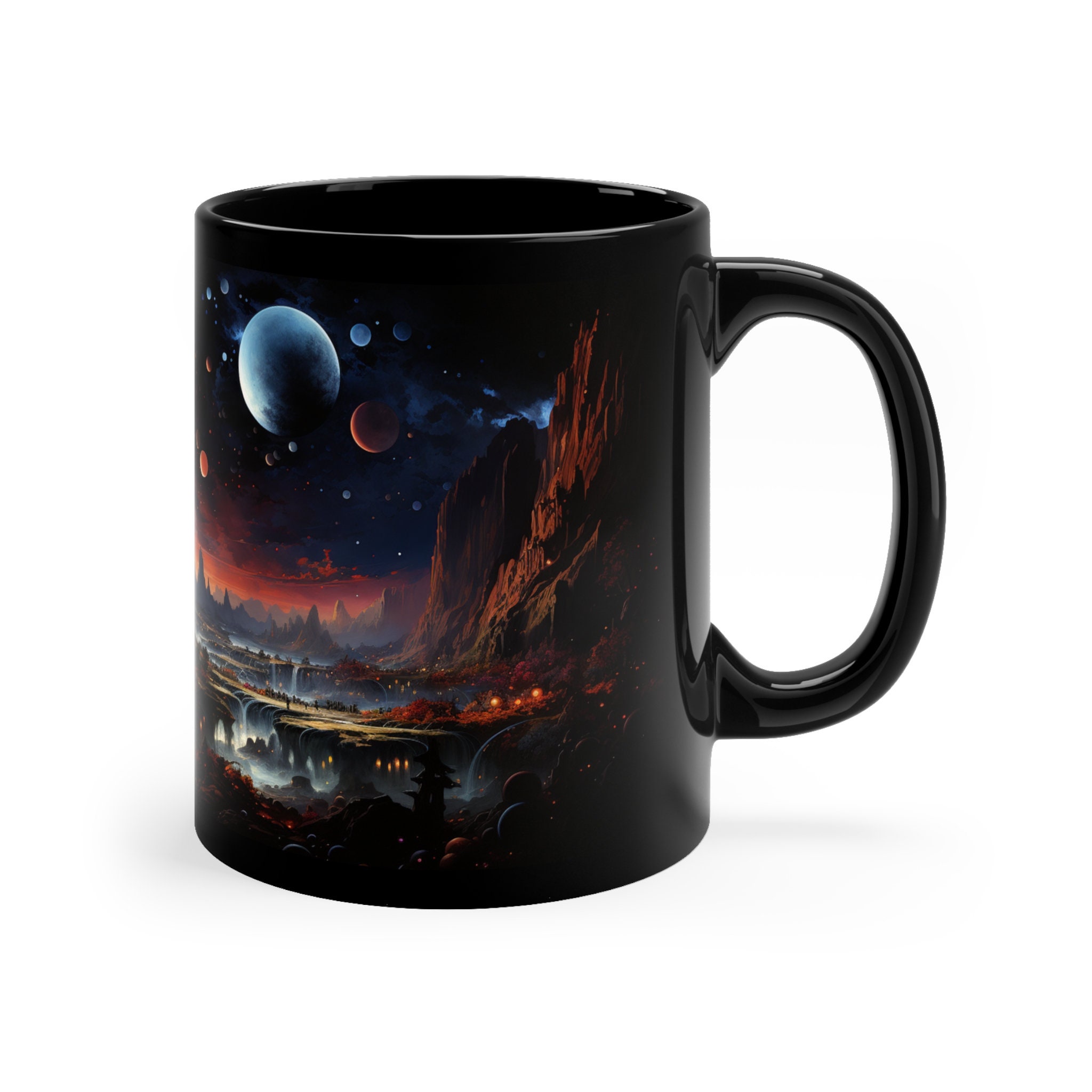 Space Coffee Mug Galaxies Outer Space Coffee Mugs Planets - Etsy