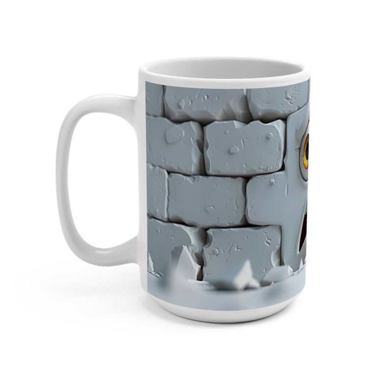 Funny Face Coffee Mug 15oz Humor Coffee Cup Entertaining Mug Goofy ...