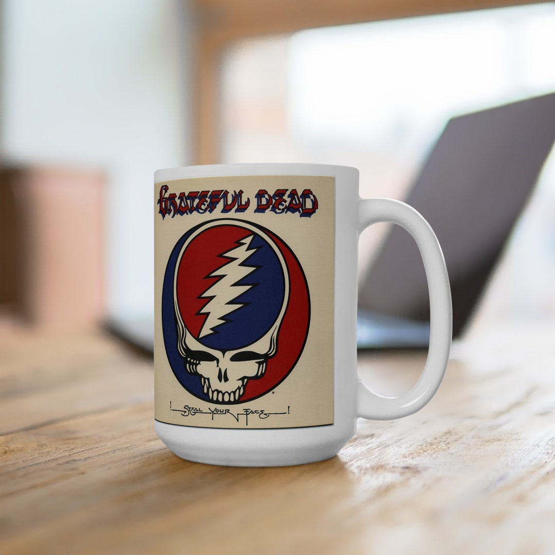 Grateful Coffee Mug: Iconic Rock Band Design, Cult Following - Etsy