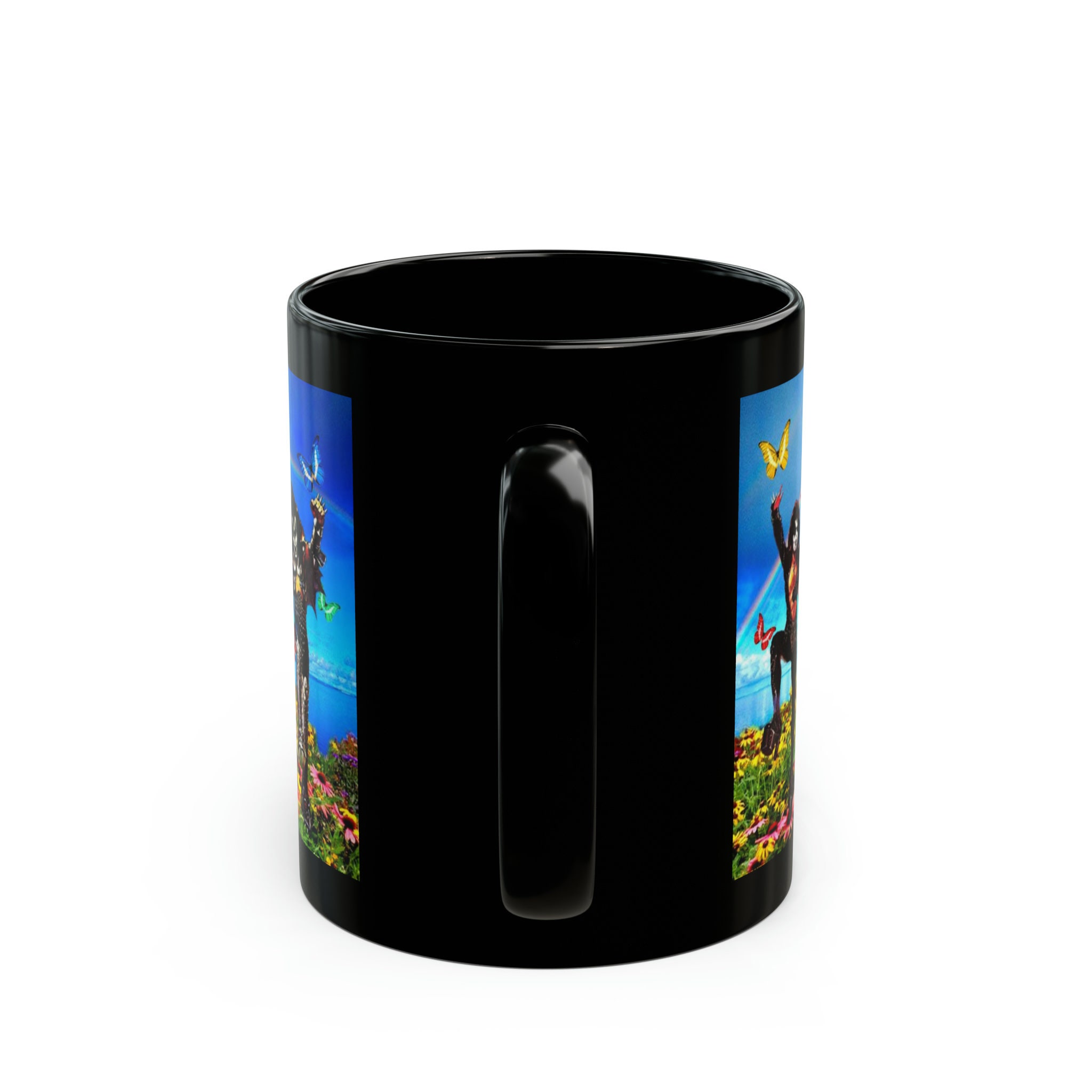 Kiss Rock Band Mug Destroyer Vintage Coffee Mug Album Cover Coffee Cup ...