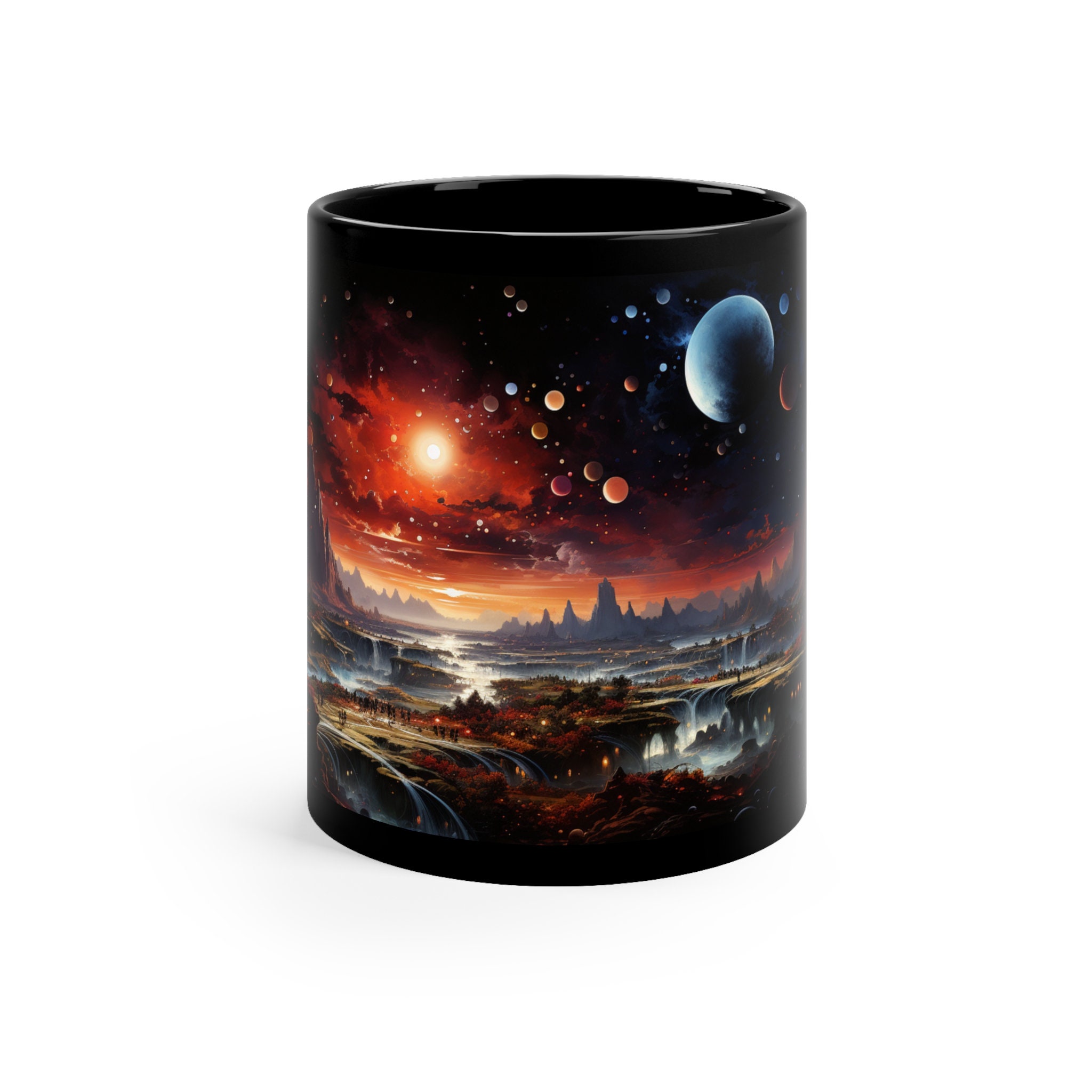 Space Coffee Mug Galaxies Outer Space Coffee Mugs Planets - Etsy