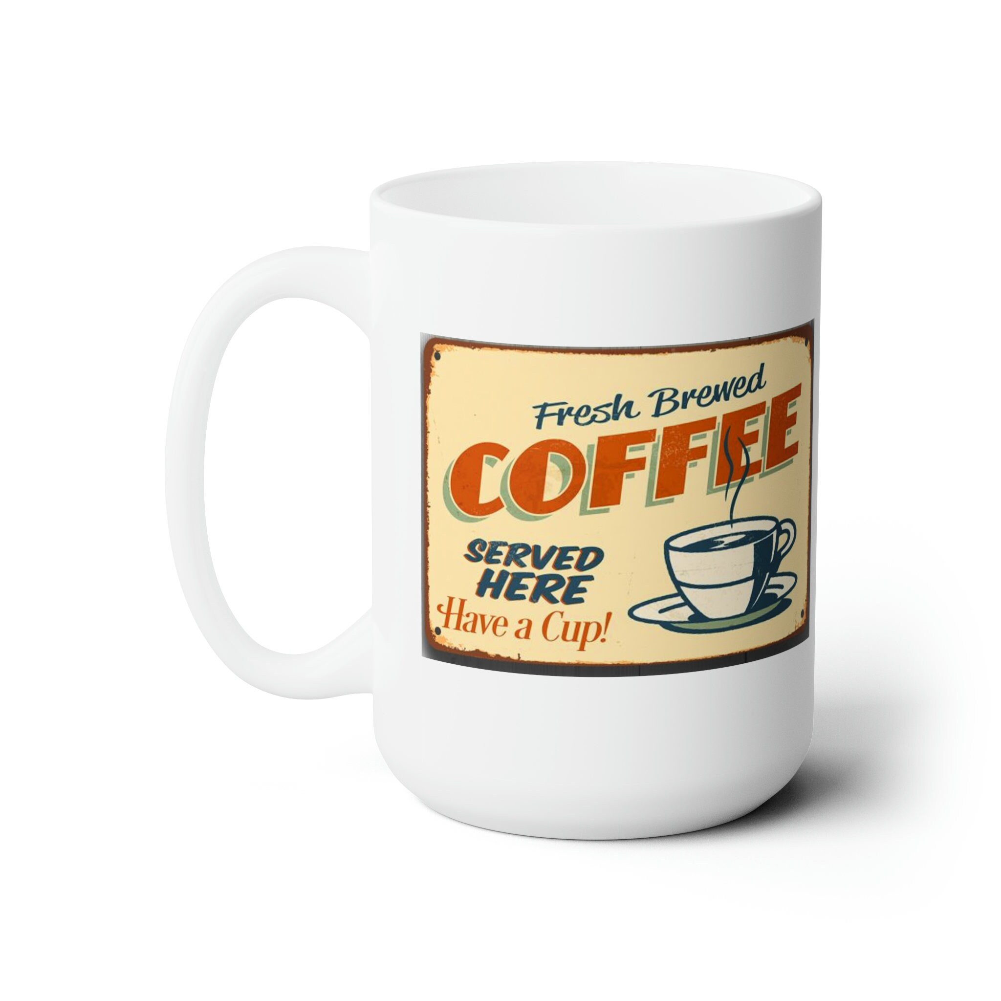 Fun Sign Coffee Mug Vintage Coffee Mug Classic Retro Coffee Mug 15oz - Etsy