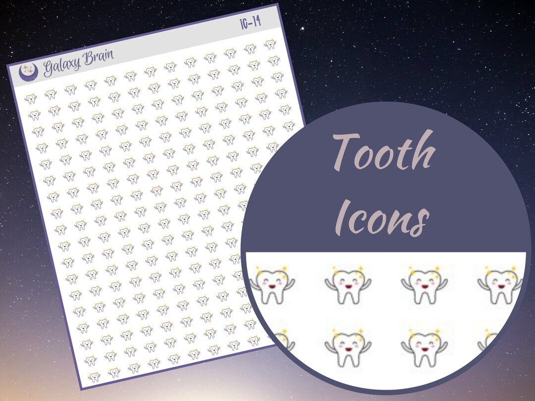 Tooth dentist, Orthodontist, Invisalign, Brush Teeth Icons Functional ...