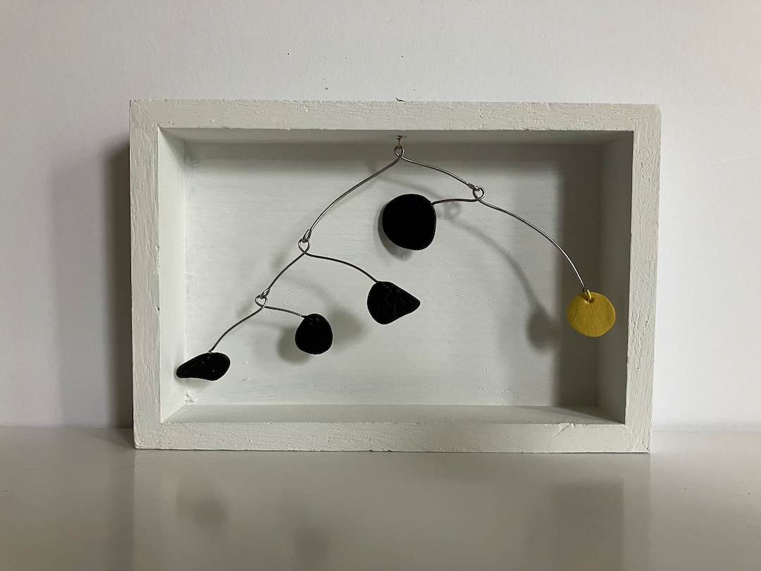 Original Artwork Miniature Calder Mobile Art - Etsy