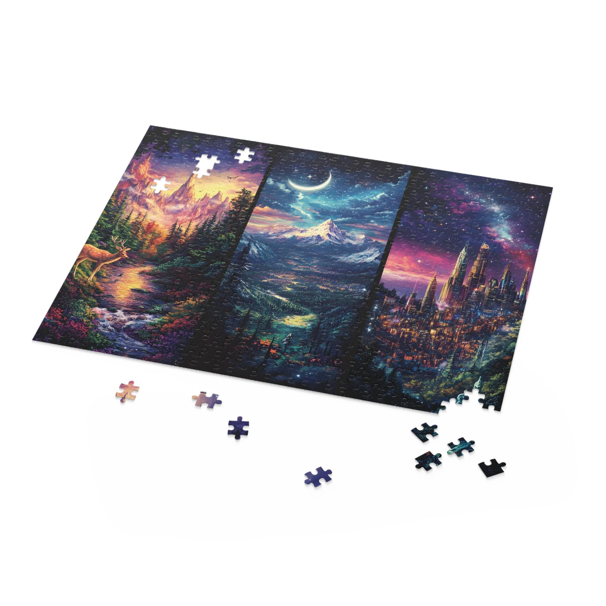 Jigsaw Puzzle, Maasverse Puzzle of Velaris, Terrasen, and Lunathion ...