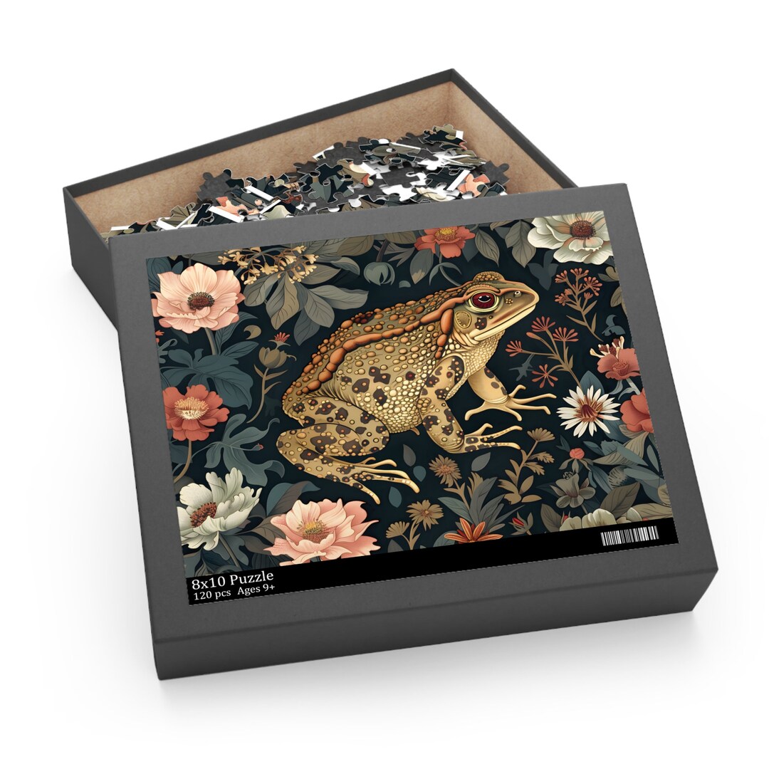 William Morris Inspired Toad Forest Jigsaw Puzzle, 120/252/500-piece ...