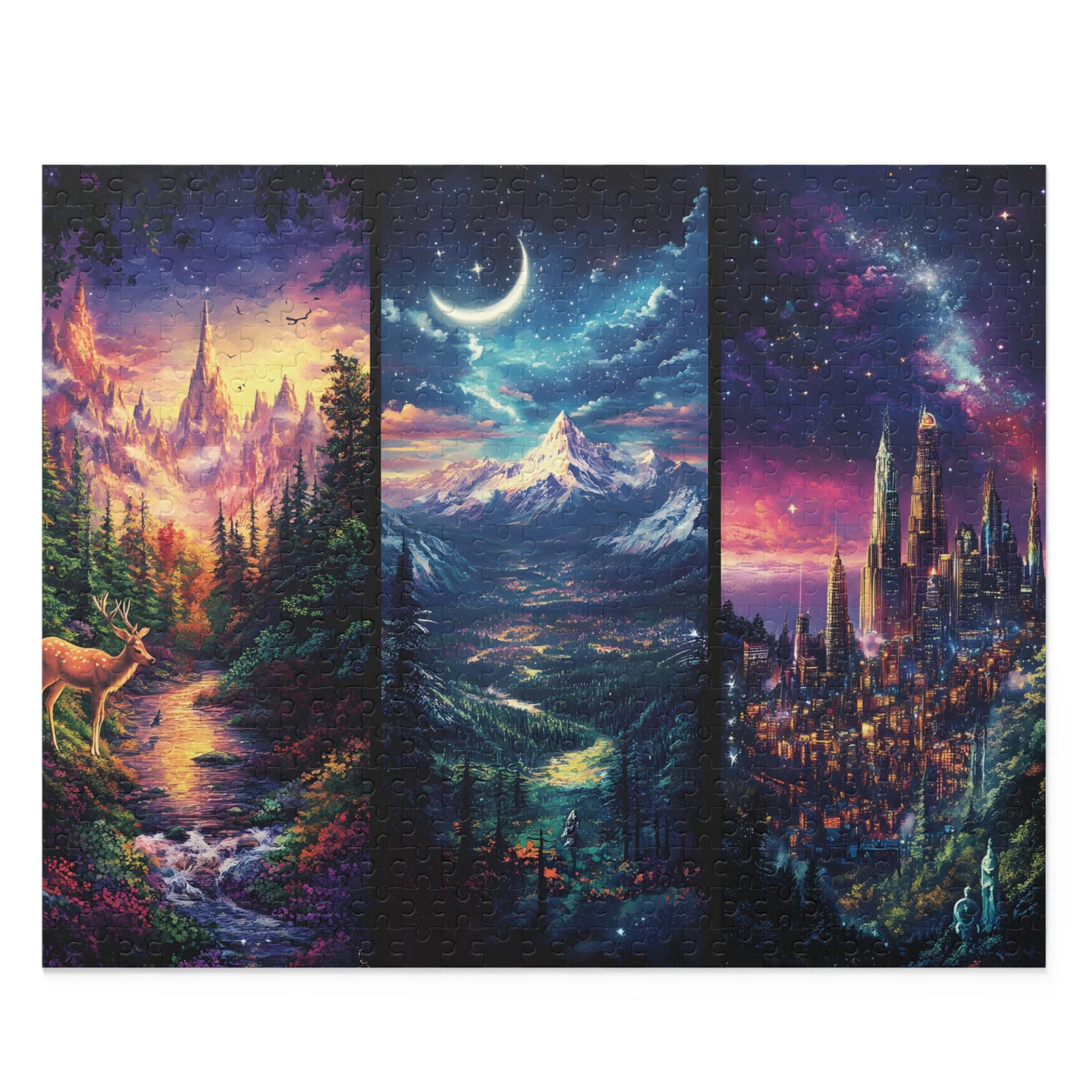 Jigsaw Puzzle, Maasverse Puzzle of Velaris, Terrasen, and Lunathion ...