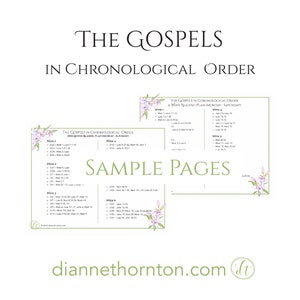 6-week Bible Reading Plan (UPDATED for 2025) -- the Gospels in ...