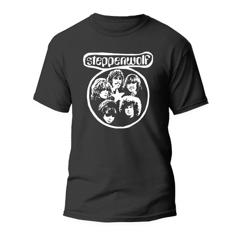 Steppenwolf Rock Band T-shirt Rock T-shirt Black T-shirt - Etsy
