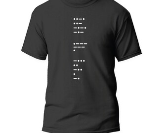 Morse Code T Shirt | Etsy