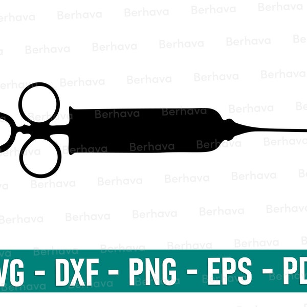 Syringe Clipart Svg - Etsy