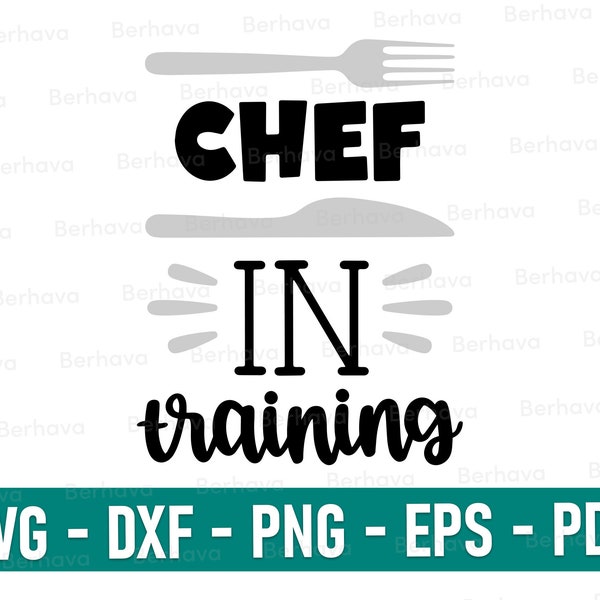 Chef in Training Svg - Etsy