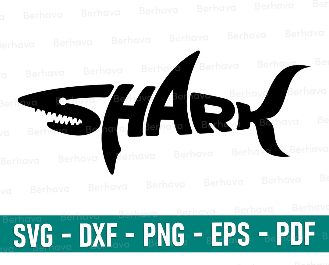 Tiburón svg/png/dxf/eps/pdf, Tiburón Svg,Tiburón Png, Silueta de ...