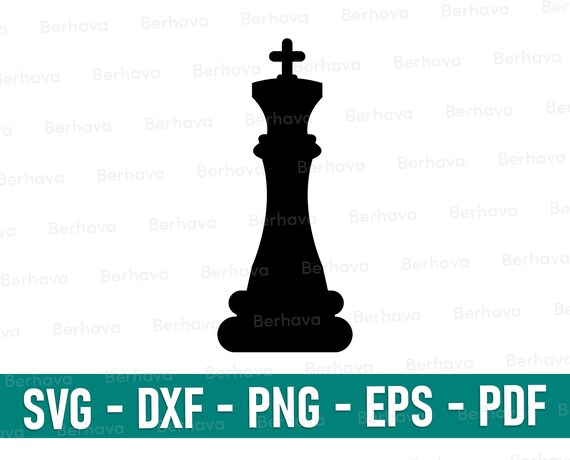 King Chesschess Svg Chess Cricutchess Png Chess Vector | Etsy