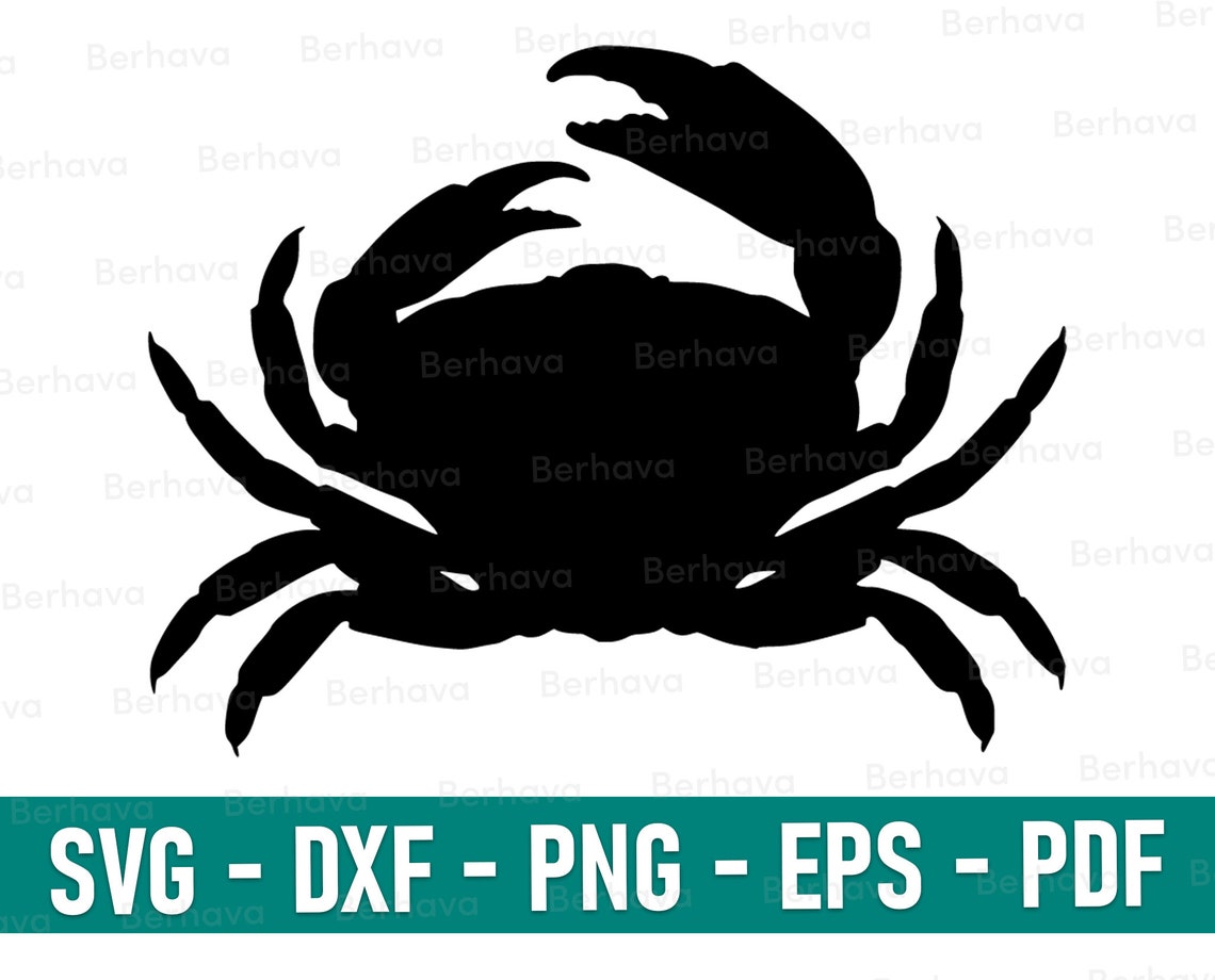 Crab Svg, Crab Cricut,crab Png, Crab Vector Clipart, Crab Silhouette ...