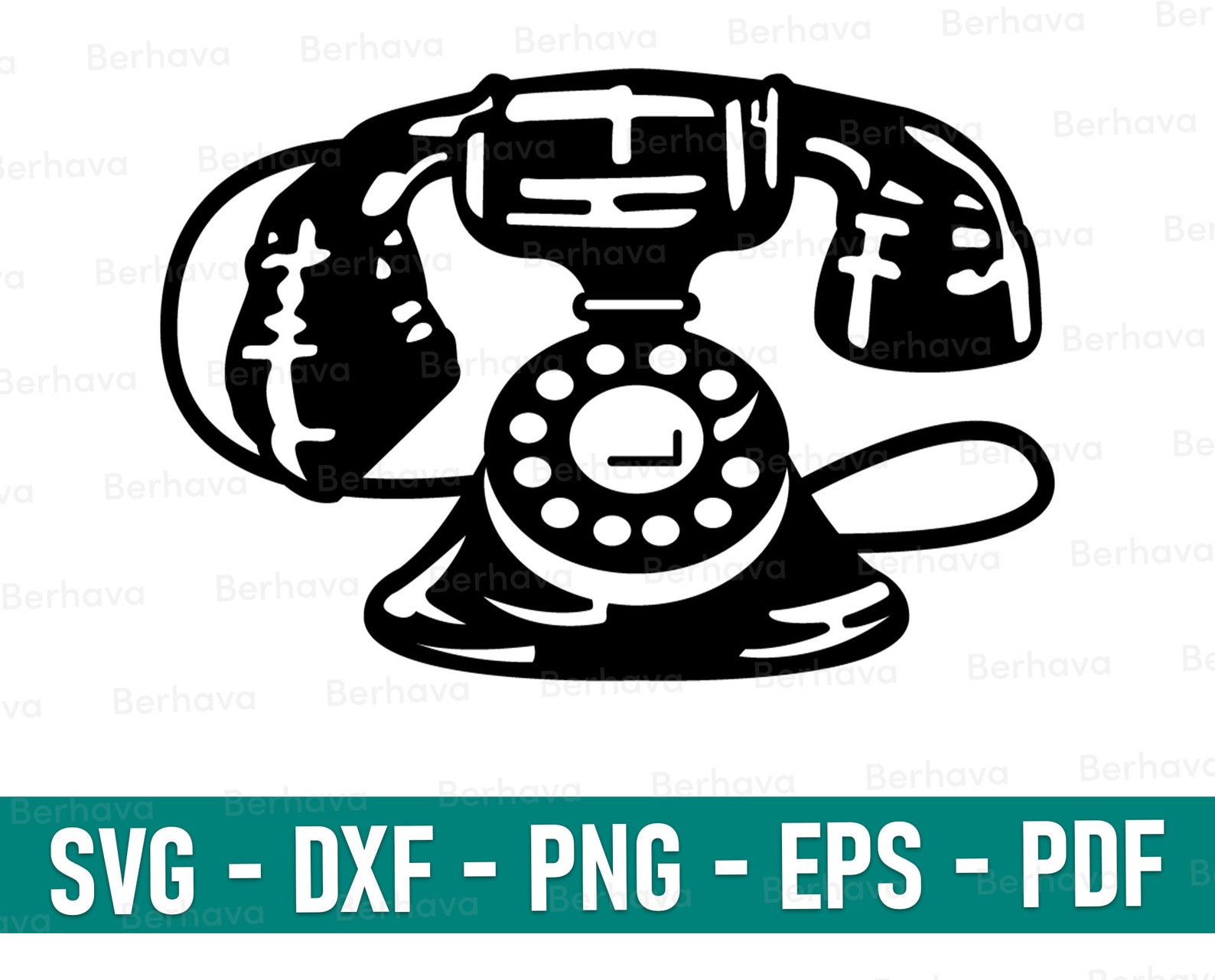 Dial Phone Svg,telephone Silhouette, Telephone SVG, Dial Phone Svg ...