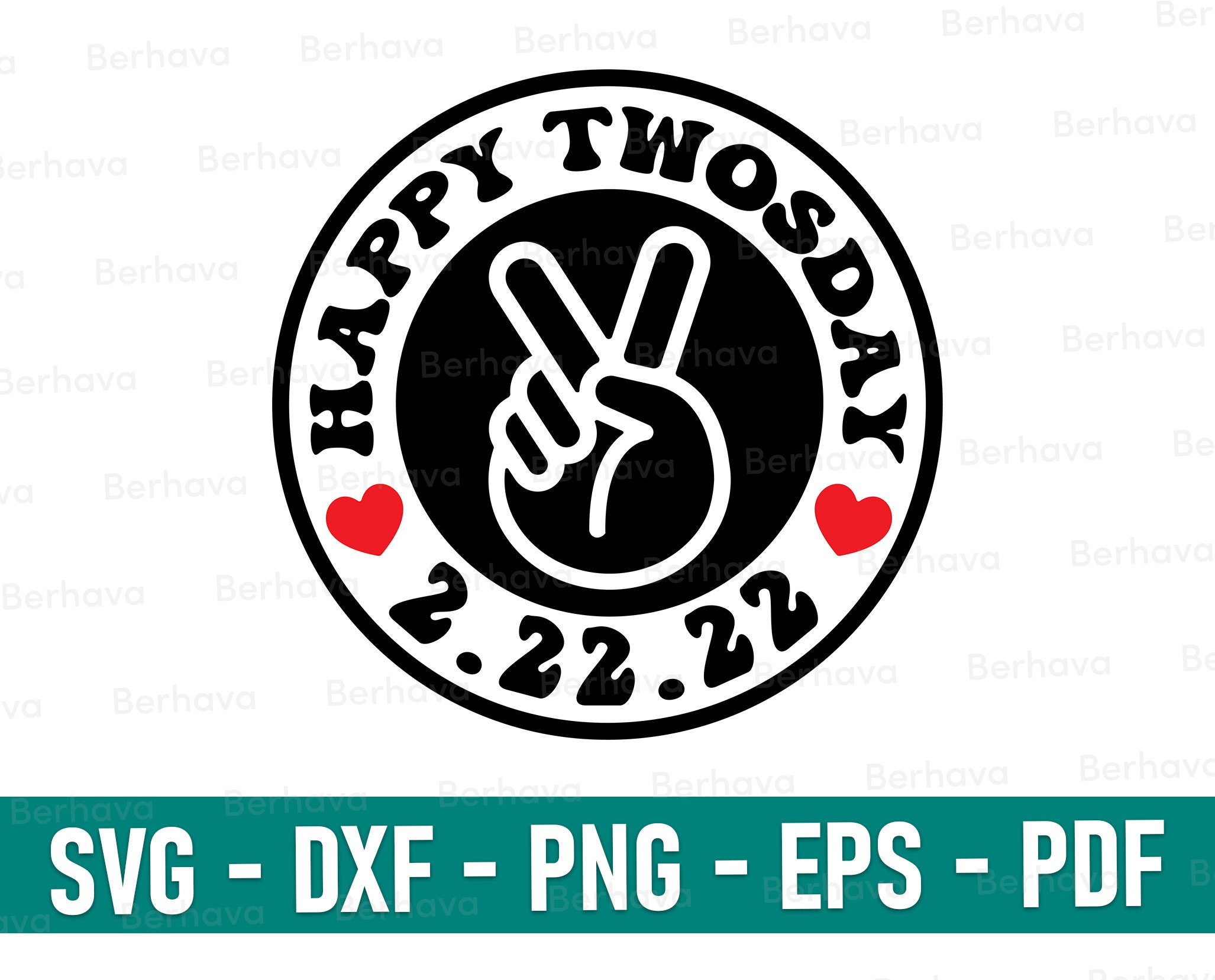 Twosday Svg, Twosday Cricut,twosday Png, Twosday Vector Clipart ...