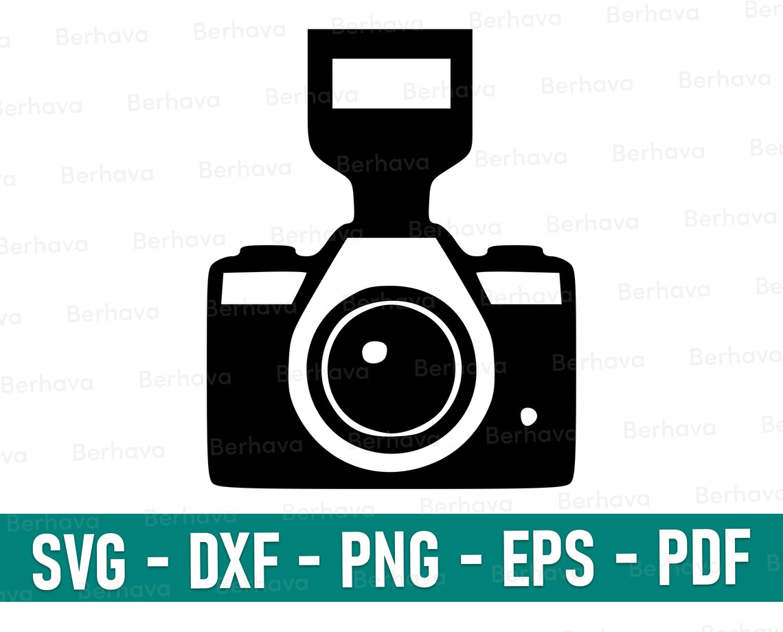 Camera Svg/dxf/png/eps/pdfphotography Cut File Cute Camera | Etsy