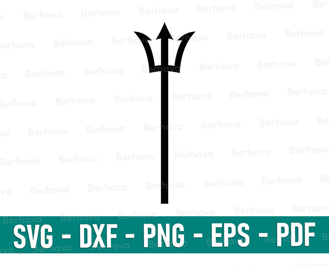 Trident Svg/png/dxf/eps/pdf,trident Svg, Trident Cricut,trident Png ...