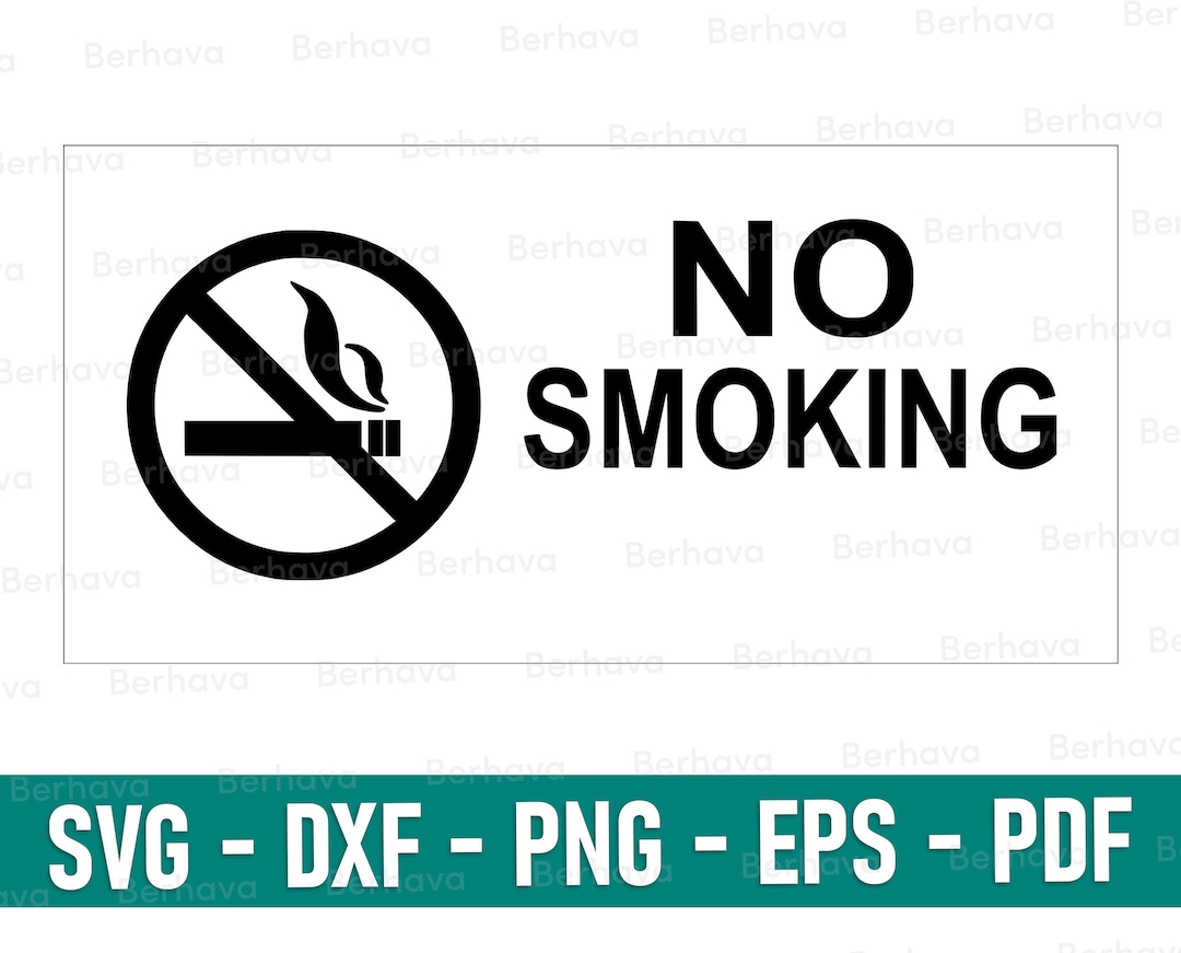 No Smoking Svg, No Smoking Cricut,no Smoking Png, No Smoking Vector ...