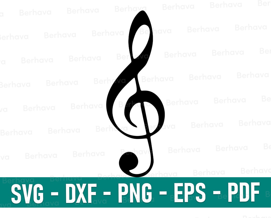 G Clef SVG Treble Clef Svg Music Notes Svgmusic Symbol Svg - Etsy