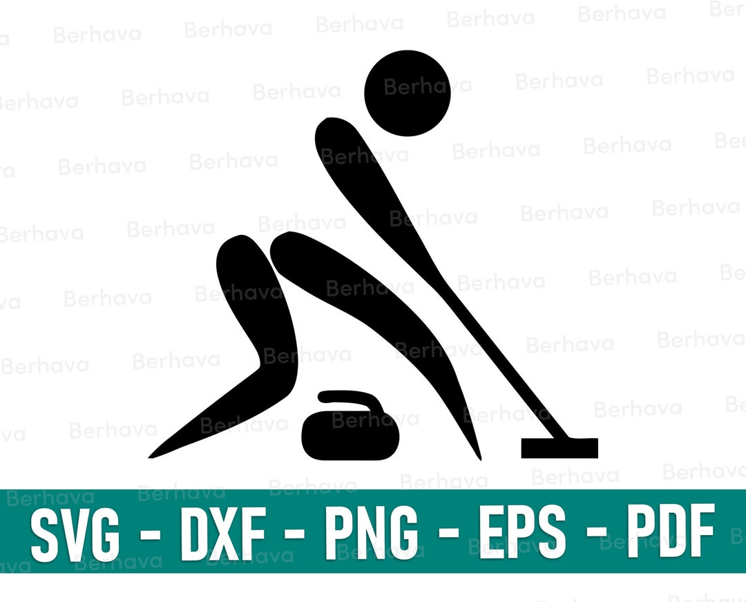 Curling Svg, Curling Cricut,curling Png, Curling Vector Clipart ...